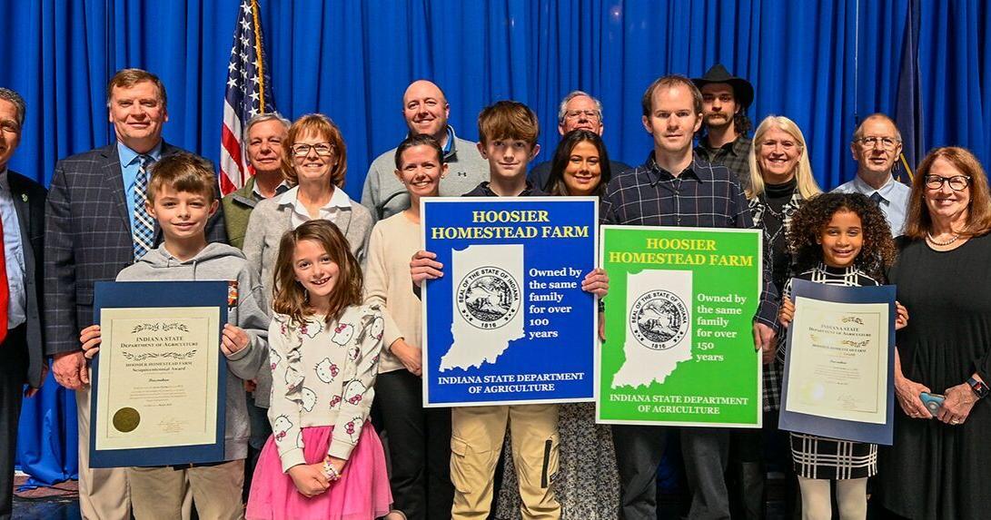 Local family farms among 56 presented Hoosier Homestead awards | News ...