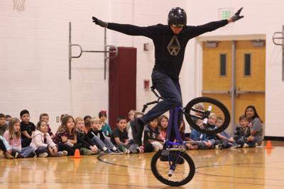 National BMX champion returns to South Newton Elementary | Newton ...