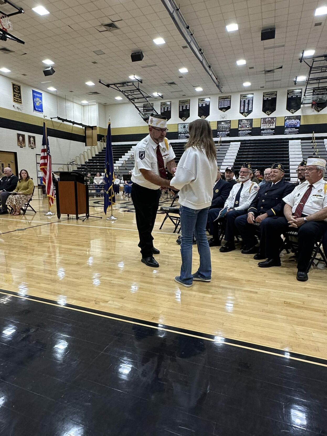 Covington Middle School Veterans Day Program Honors Students with Essay ...
