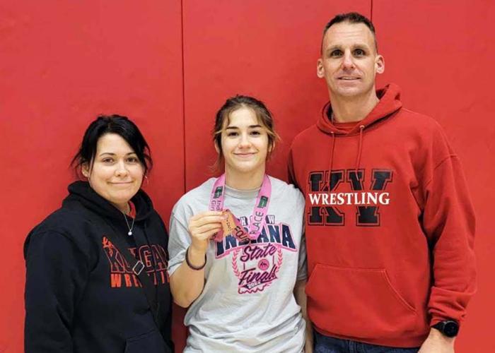 KVHS wrestler Lilly Culbreth places fourth at girls' state meet ...