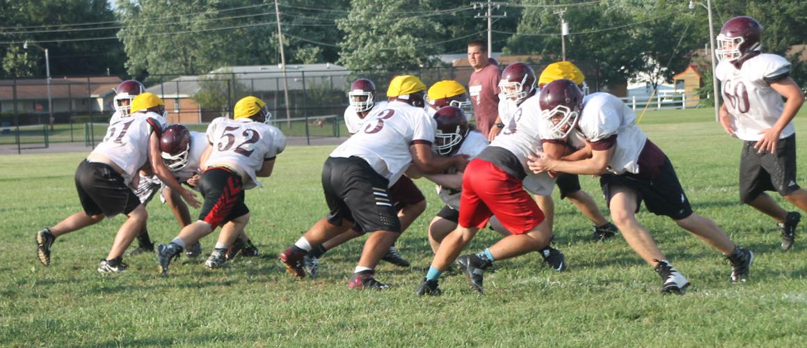 Watseka Community High School Warriors football practice | Iroquois ...