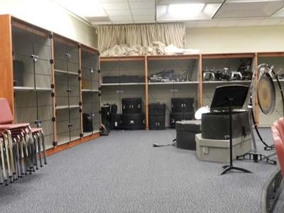 Band room receives new storage units | Williamsport Review Republican ...