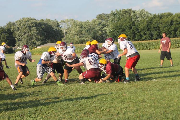 Watseka Community High School Warriors football practice | Iroquois ...