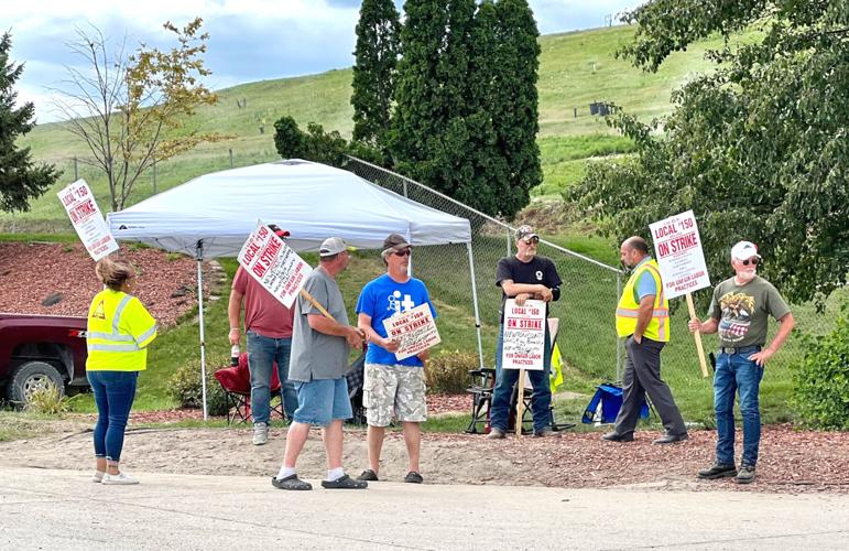 IUOE Local 150 pickets against alleged unfair practices at Newton ...