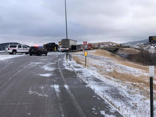 Multi Vehicle Accident Involving Semis Reported On I 90 In Sturgis