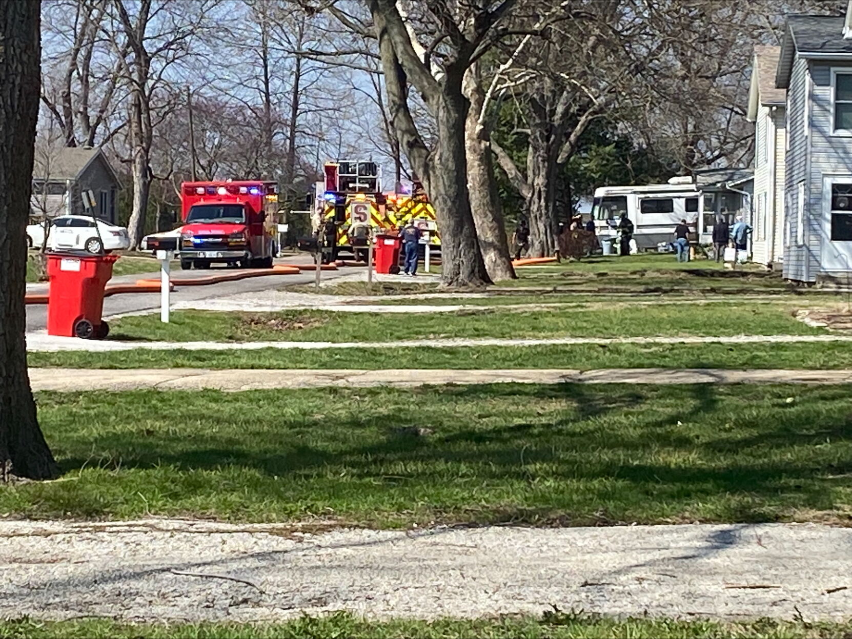 Firefighters battling a structure fire in Savoy | News | newschannel20.com