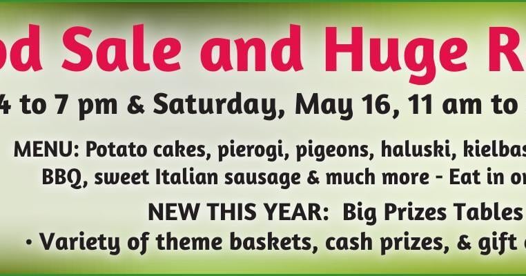 Spring Food Sale and Huge Raffle | Ads | newsitem.com