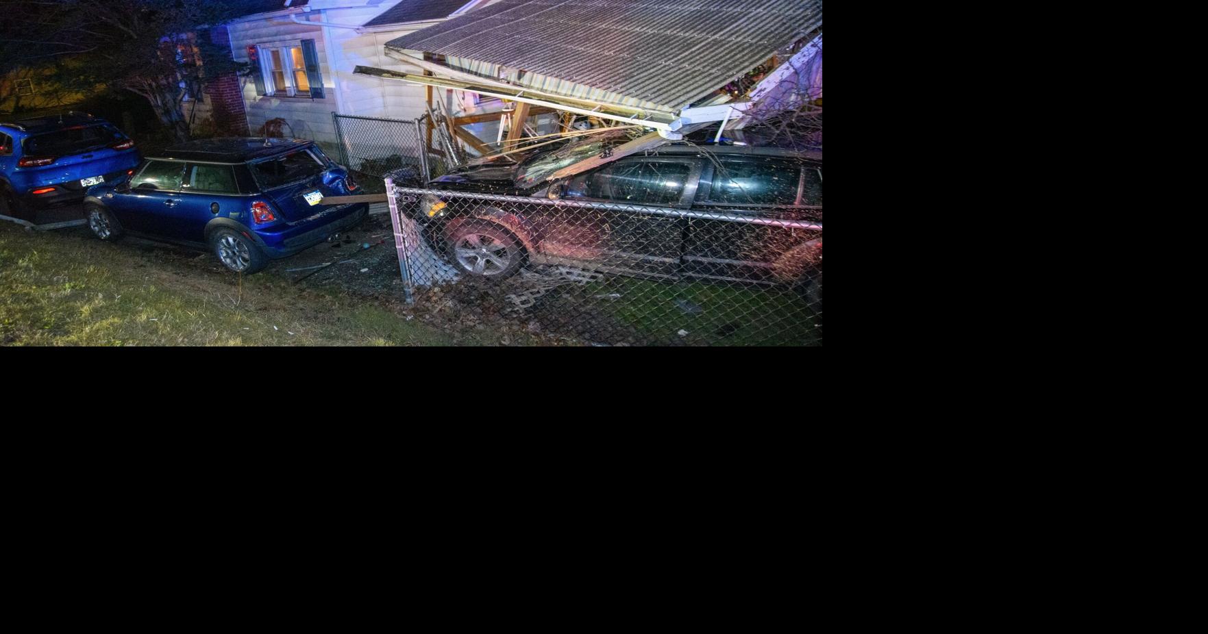 Police: Car crashed into house; man taken into custody for suspected ...