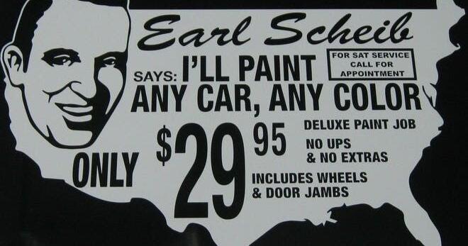 Cars We Remember: Reader seeks Earl Scheib paint center memories ...