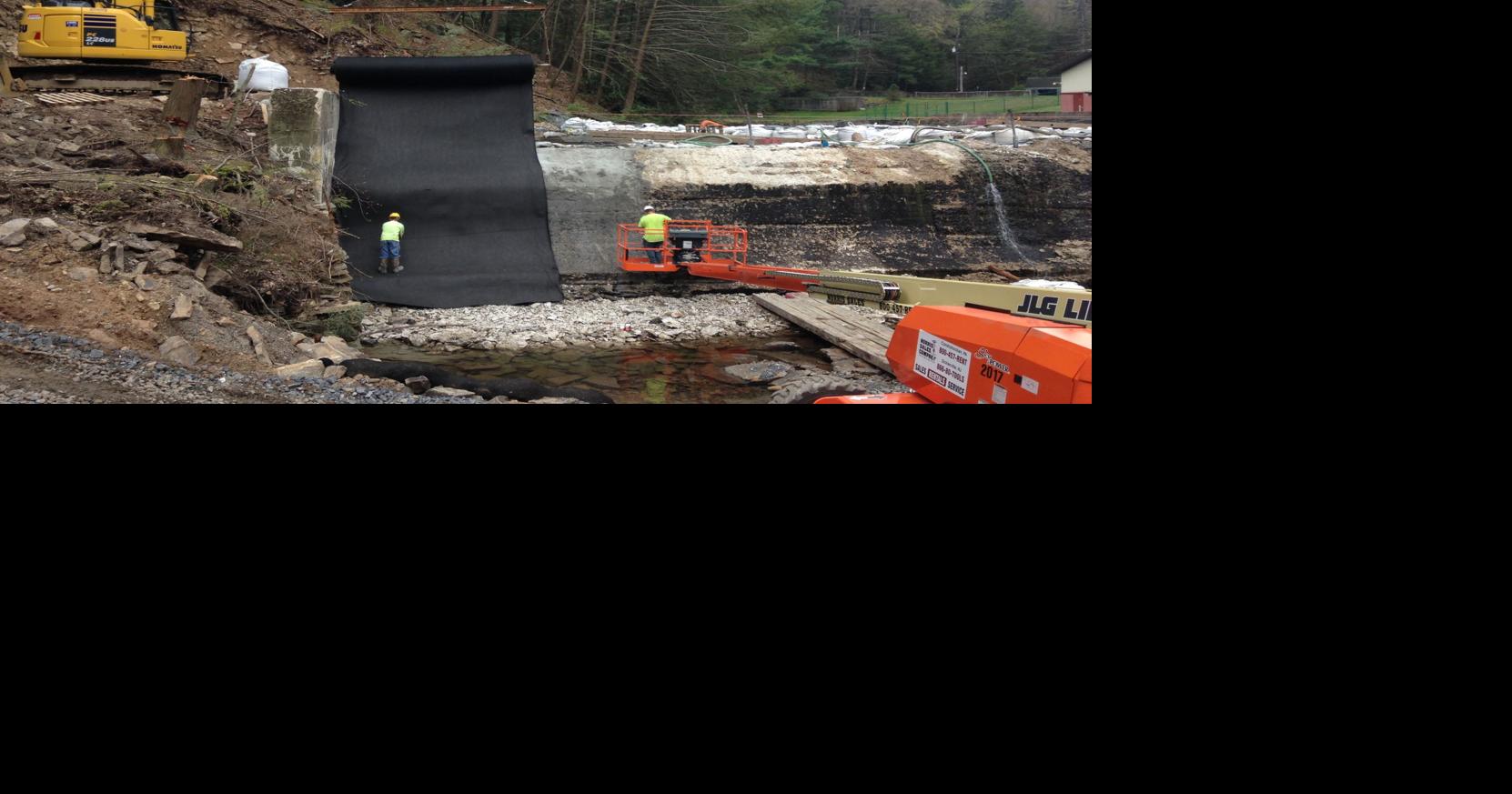 One of area's oldest dams undergoing a facelift. | Local | newsitem.com