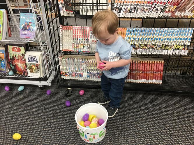 Little Easter egg hunters scoop up candy-filled shells, prizes at city ...