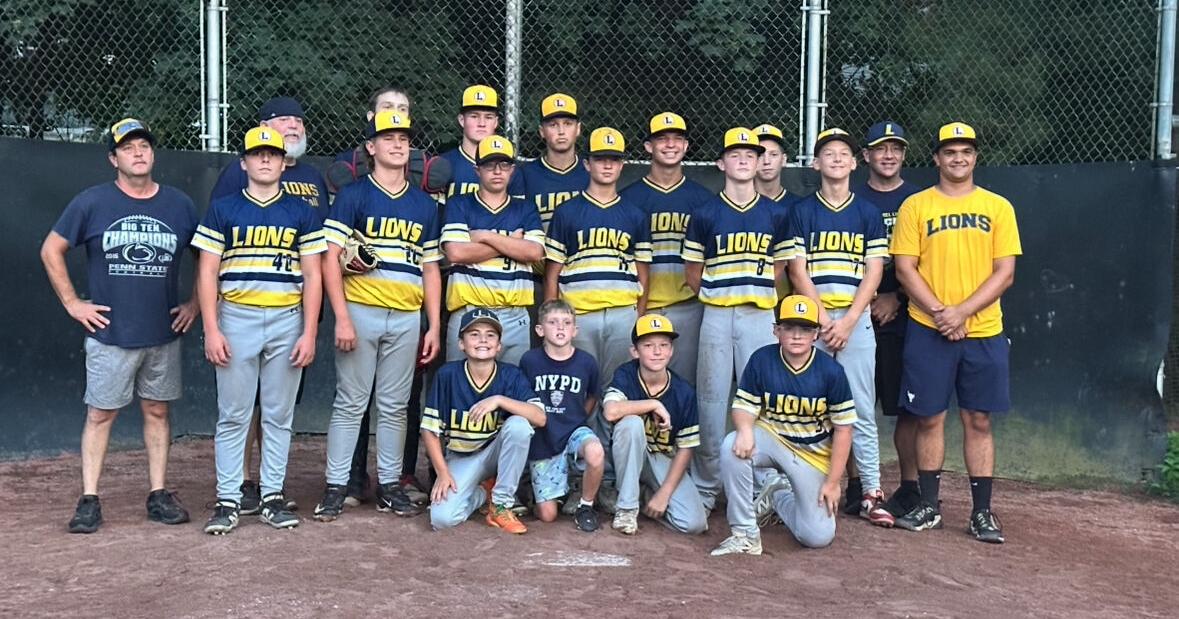 Teener Division Baseball: Lions wins third consecutive ABA title by ...