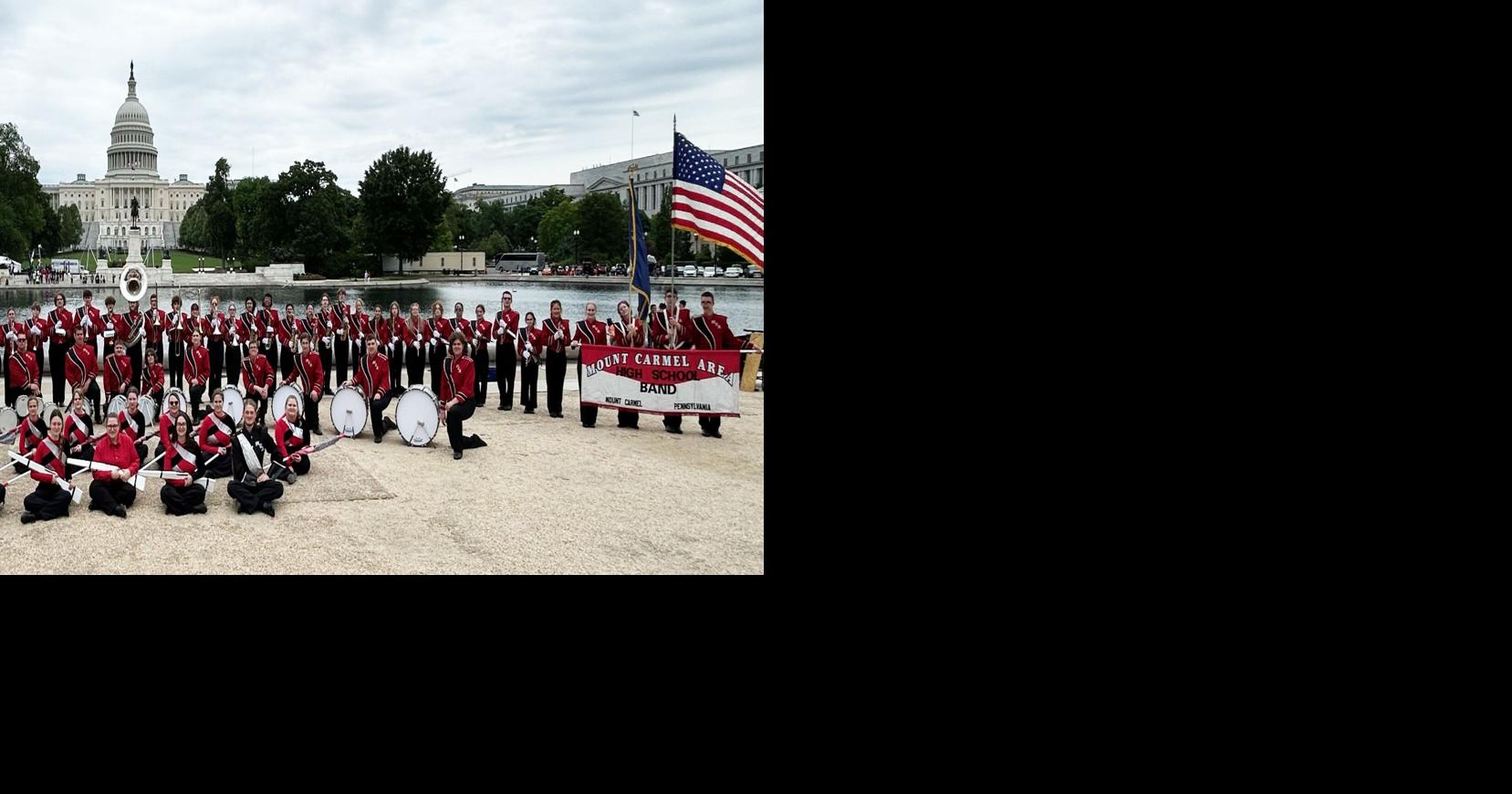 Mount Carmel Area Big Red Band performs outside US Capitol | Local ...