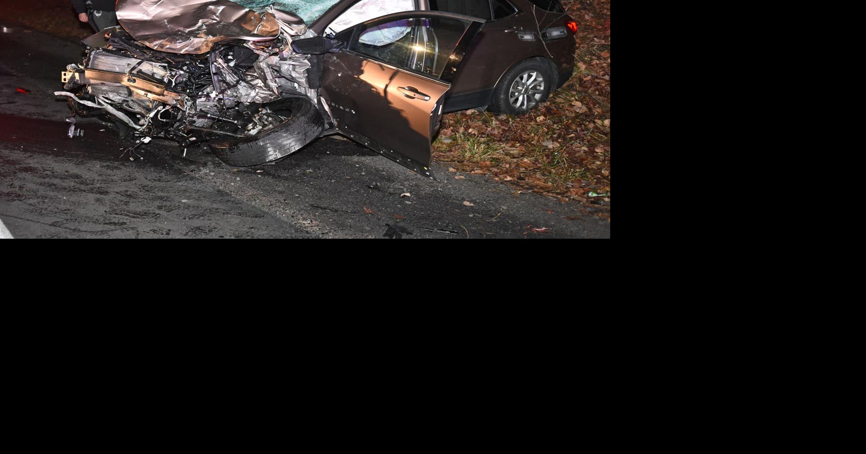 Two vehicles demolished in head-on crash on Route 901 in Coal Township ...