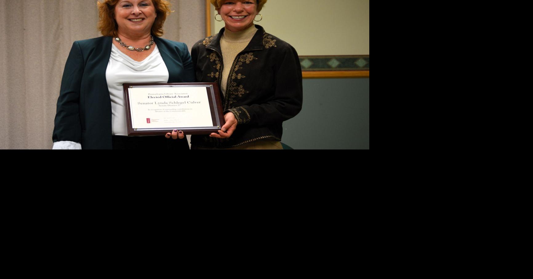 Sen. Culver presented with Elected Official Award from Pennsylvania ...