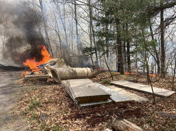 Coal Township wildfire damages St. Michael's Cemetery, causes temporary ...