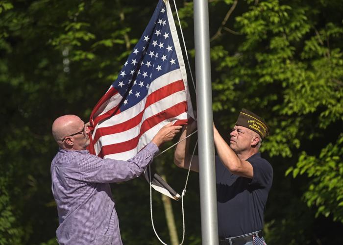 Honoring the red, white and blue: Organizations hold Flag Day ...
