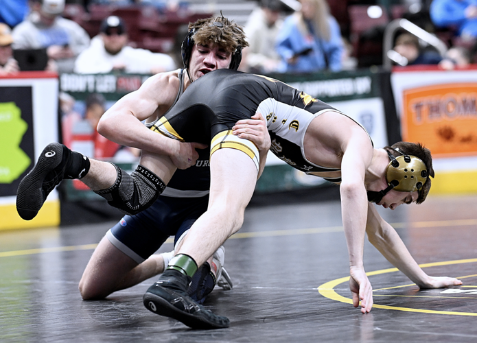 H.S. Wrestling: Defending champ Reagan Milheim clinches spot in third ...