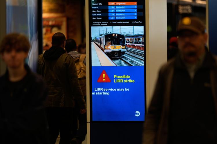 Long Island Rail Road workers go on strike, halting busiest US commuter ...