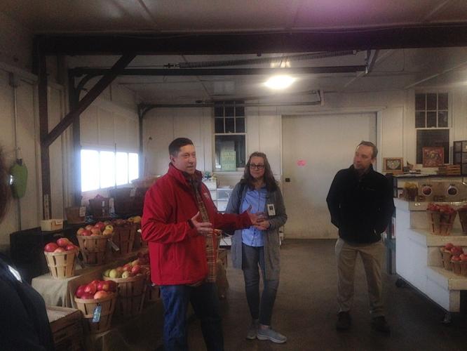 DEP officials visit Dries Orchards to view LED lighting project | Local ...