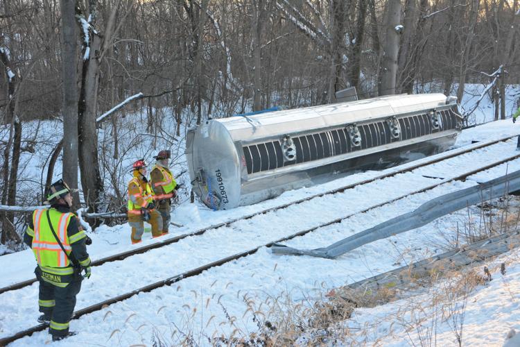 Collision sends tanker rolling over railroad tracks | Local | newsitem.com