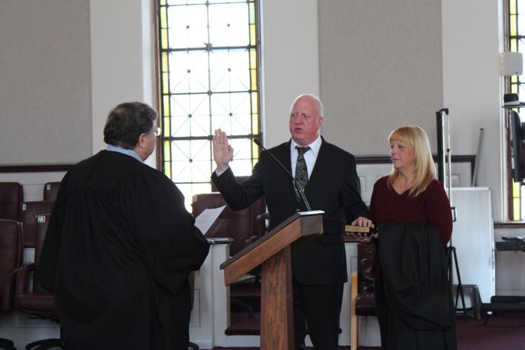 Applause, tears as 4 row officers, 3 judges sworn in | Local | newsitem.com