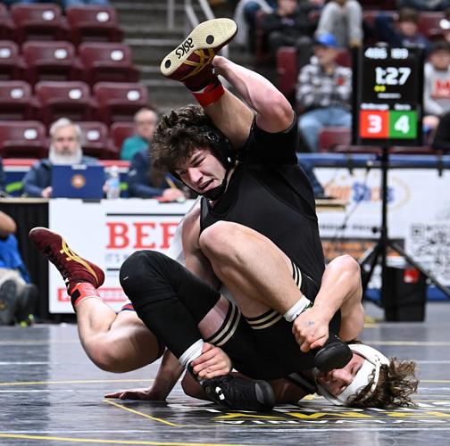 H.S. Wrestling: Southern Columbia pair settle for state silvers ...