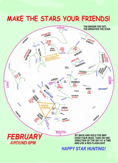 Starwatch: Jupiter and great winter constellations dominate February ...