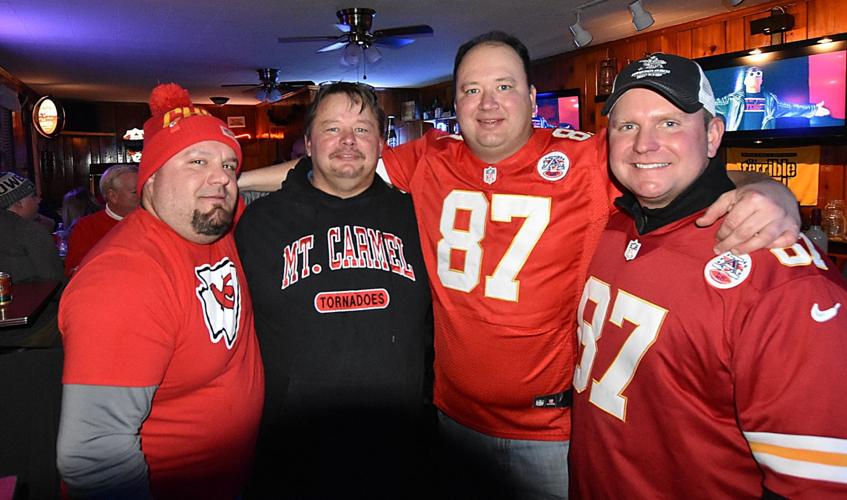 Seeing red: Chiefs fans show MCA, Veach pride on Super Bowl Sunday ...