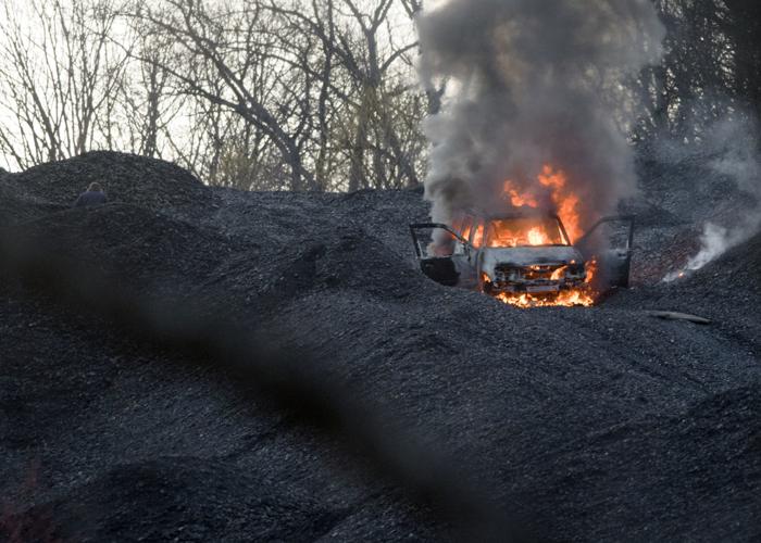 Vehicle burns on Coal Township culm bank | Local | newsitem.com