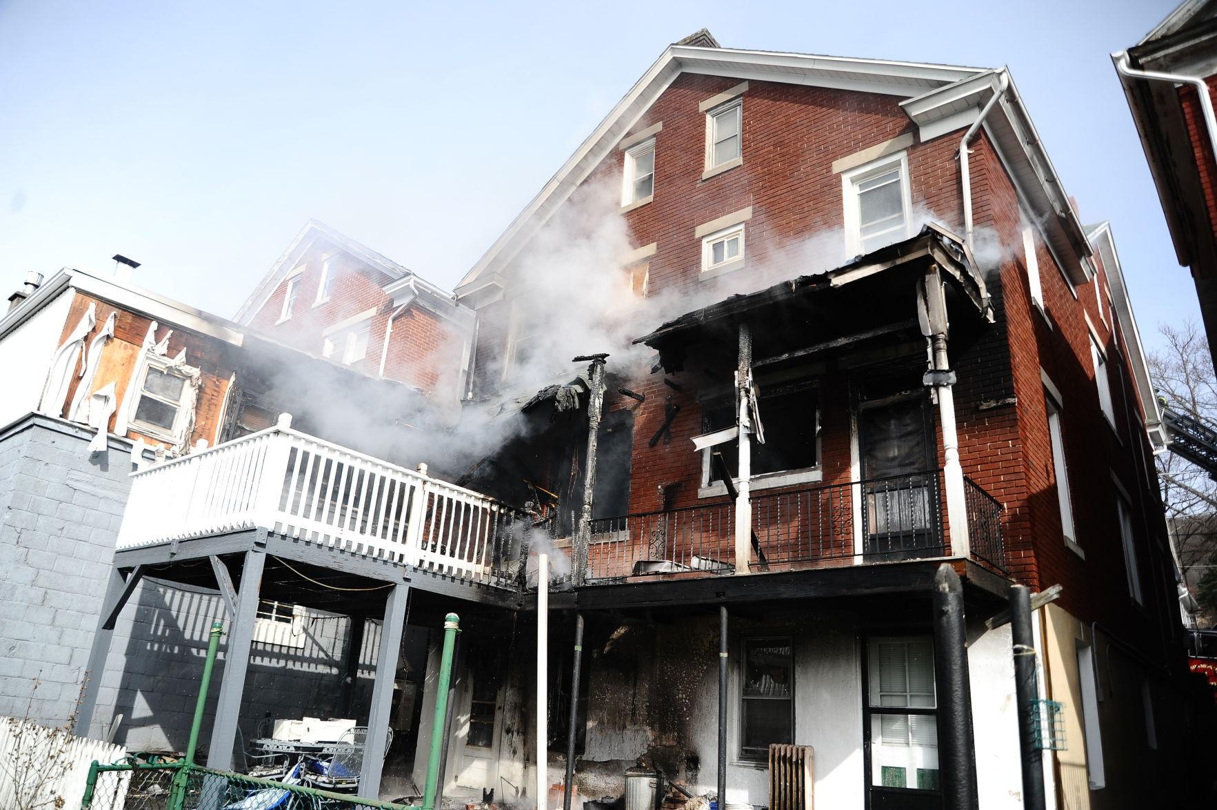 No injuries in West Arch Street fire; three homes damaged | Local ...