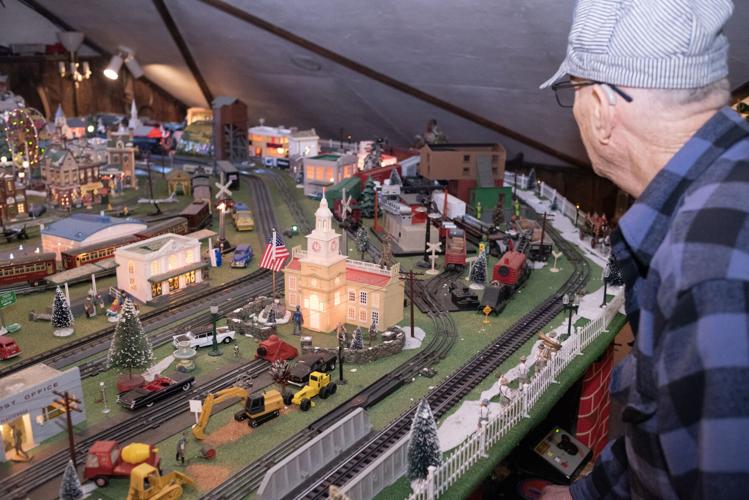 'Grandpa's train room:' Paxinos barn contains large train display ...