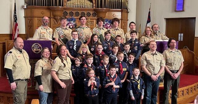Scouts celebrate Scout Sunday | Local | newsitem.com