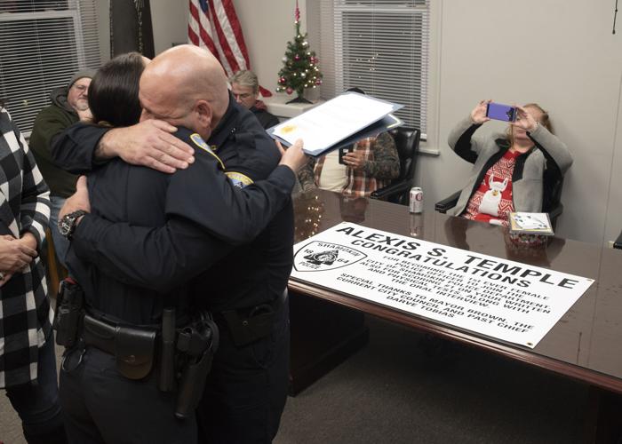 Lexie Temple makes history as Shamokin's first female police officer ...
