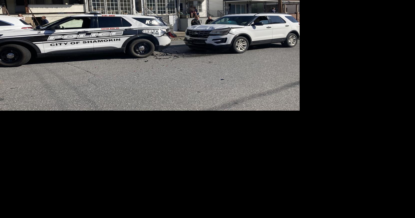 Shamokin officer injured after two law enforcement vehicles collide ...