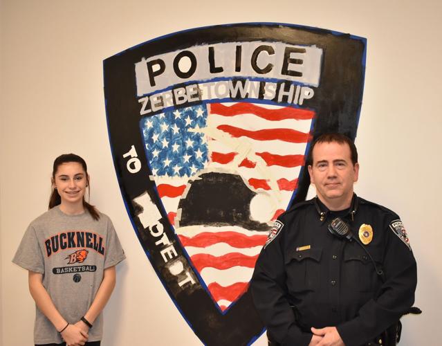 Young artist impresses with detailed PD logo painting | Local ...