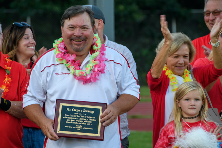 Sacavage honored by MCA before Friday's game | Sports | newsitem.com