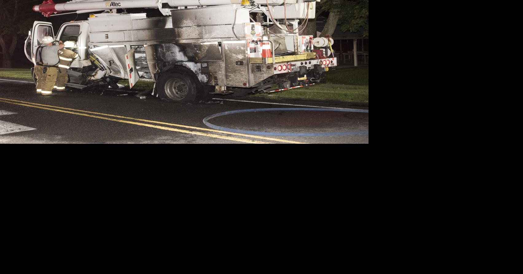 Hummer, PPL truck totaled in crash | Local | newsitem.com