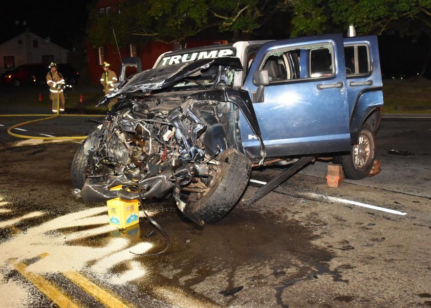 Hummer, PPL truck totaled in crash | Local | newsitem.com