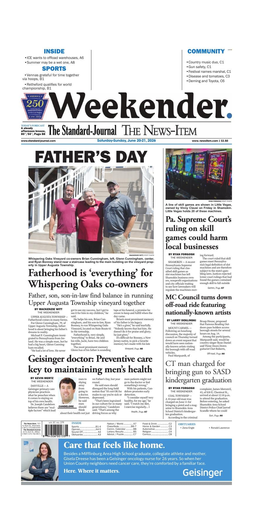 Page A1 | e-Edition | newsitem.com