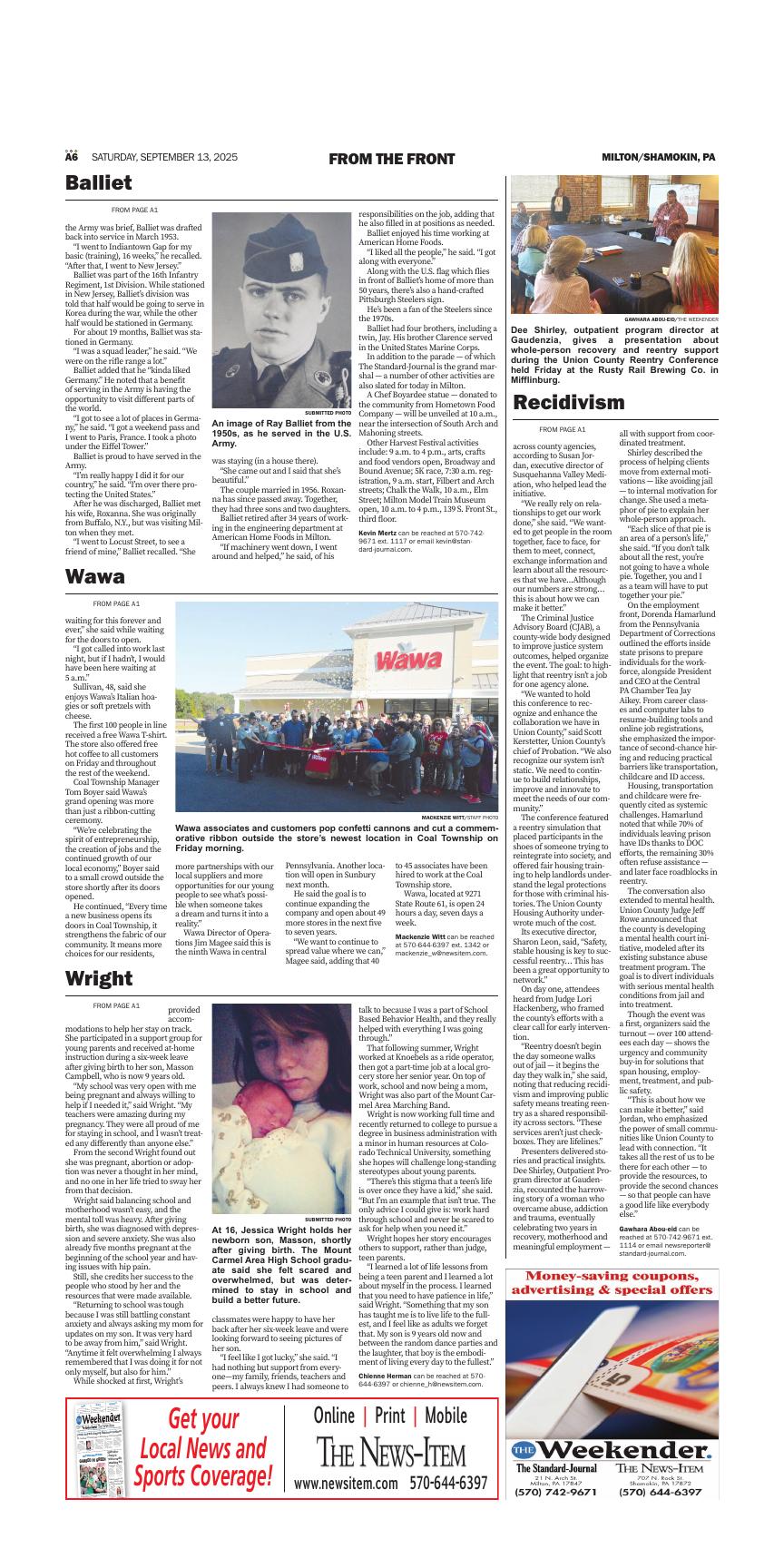 Page A6 | e-Edition | newsitem.com