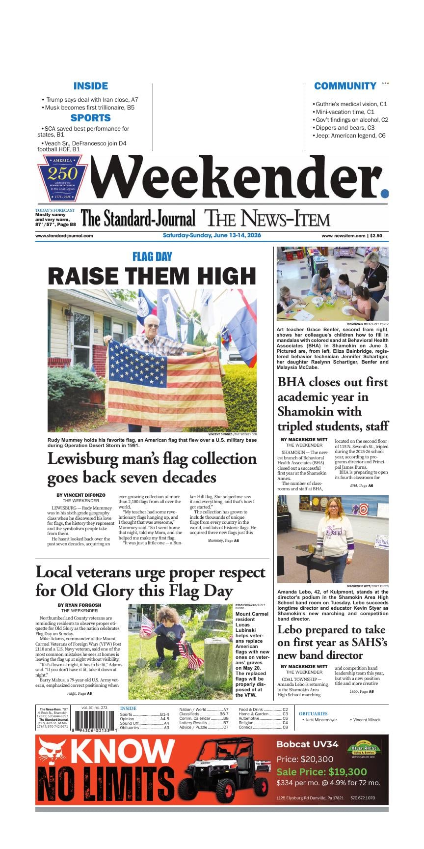 Page A1 | e-Edition | newsitem.com