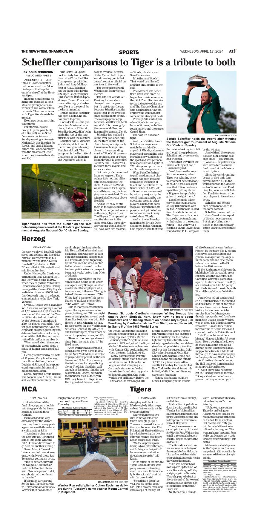 Page A13 | e-Edition | newsitem.com