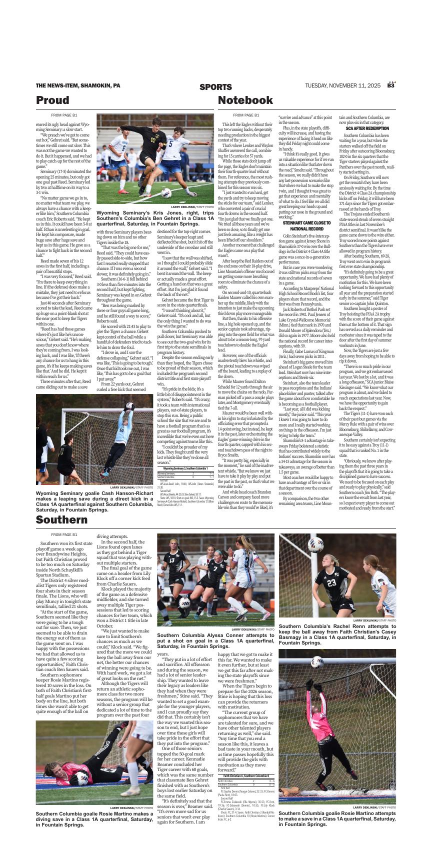 Page B3 | e-Edition | newsitem.com