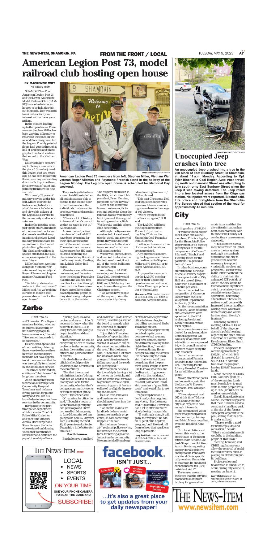 Page A8 | e-Edition | newsitem.com