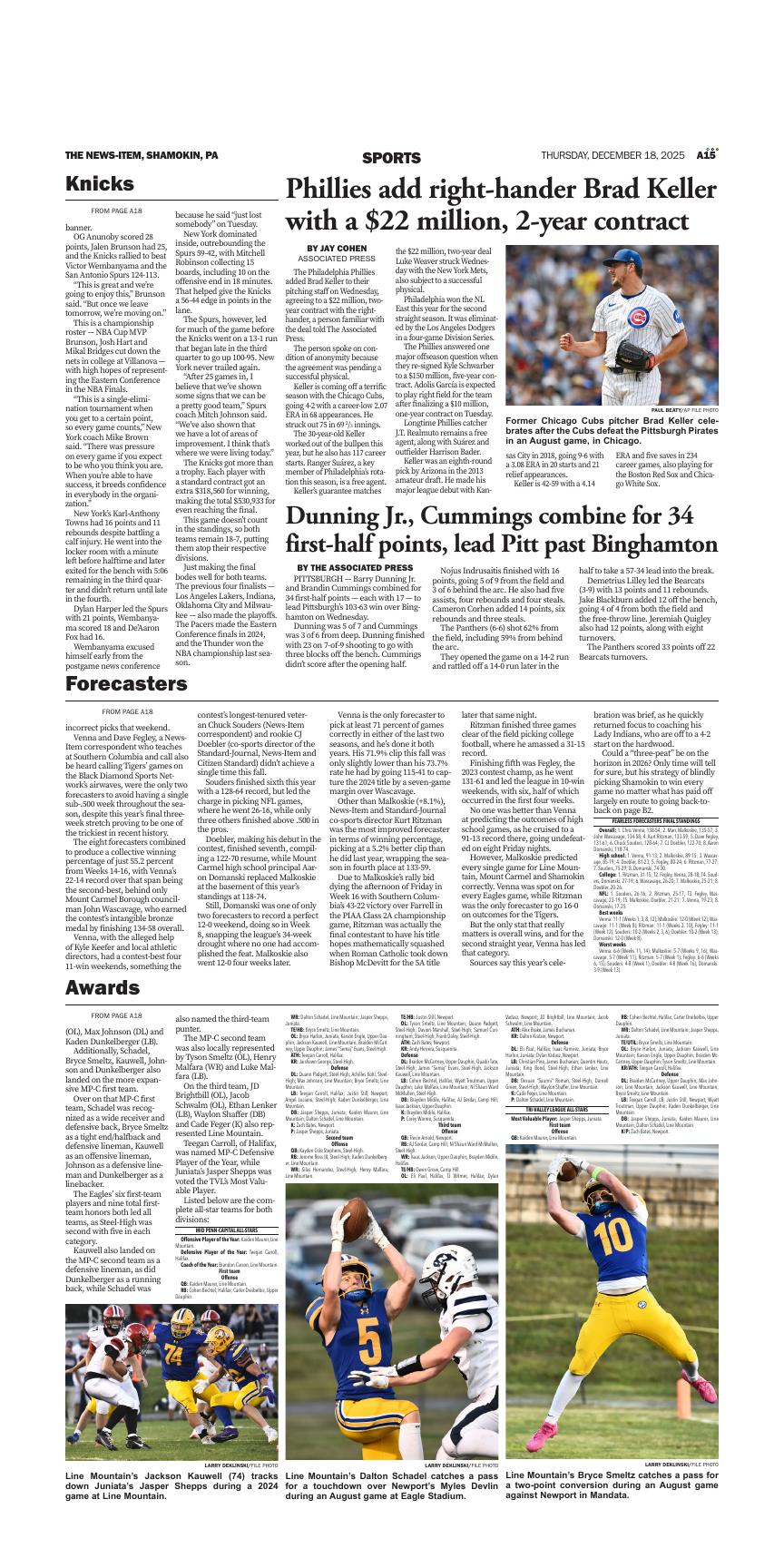 Page A15 | e-Edition | newsitem.com