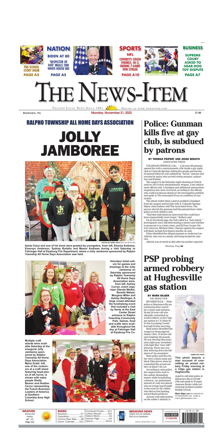 Page A1 | e-Edition | newsitem.com