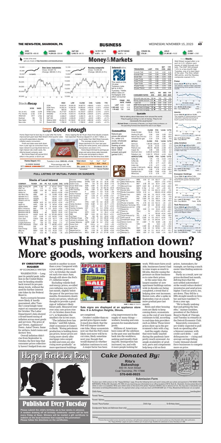 Page A9 | e-Edition | newsitem.com