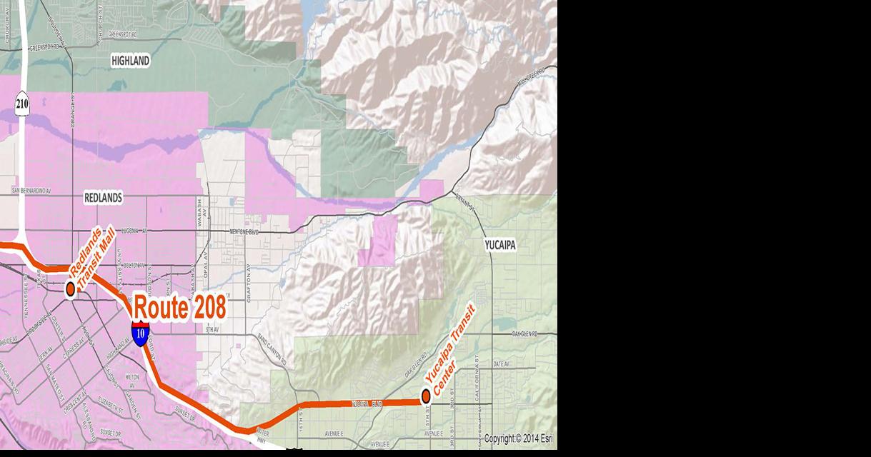 New freeway express bus route connects Yucaipa, Redlands and San ...