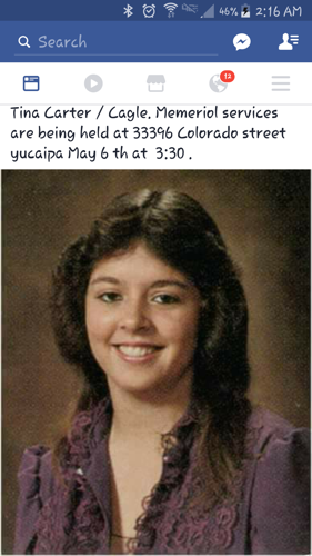 Tina Carter Cagle | Obituaries | newsmirror.net